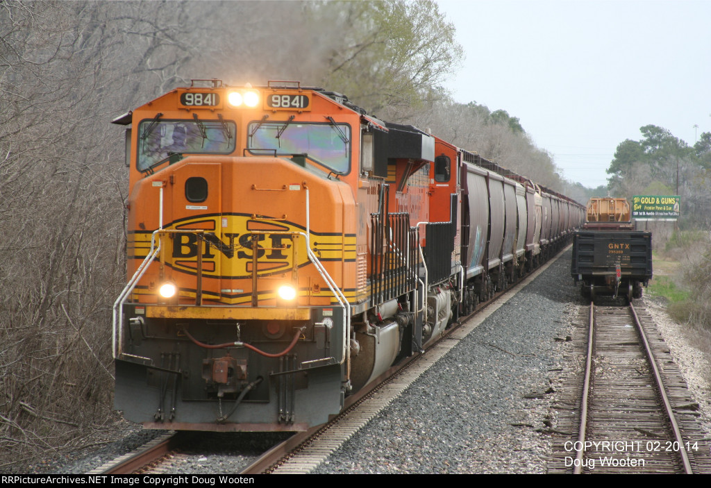 BNSF Empty Grain Train